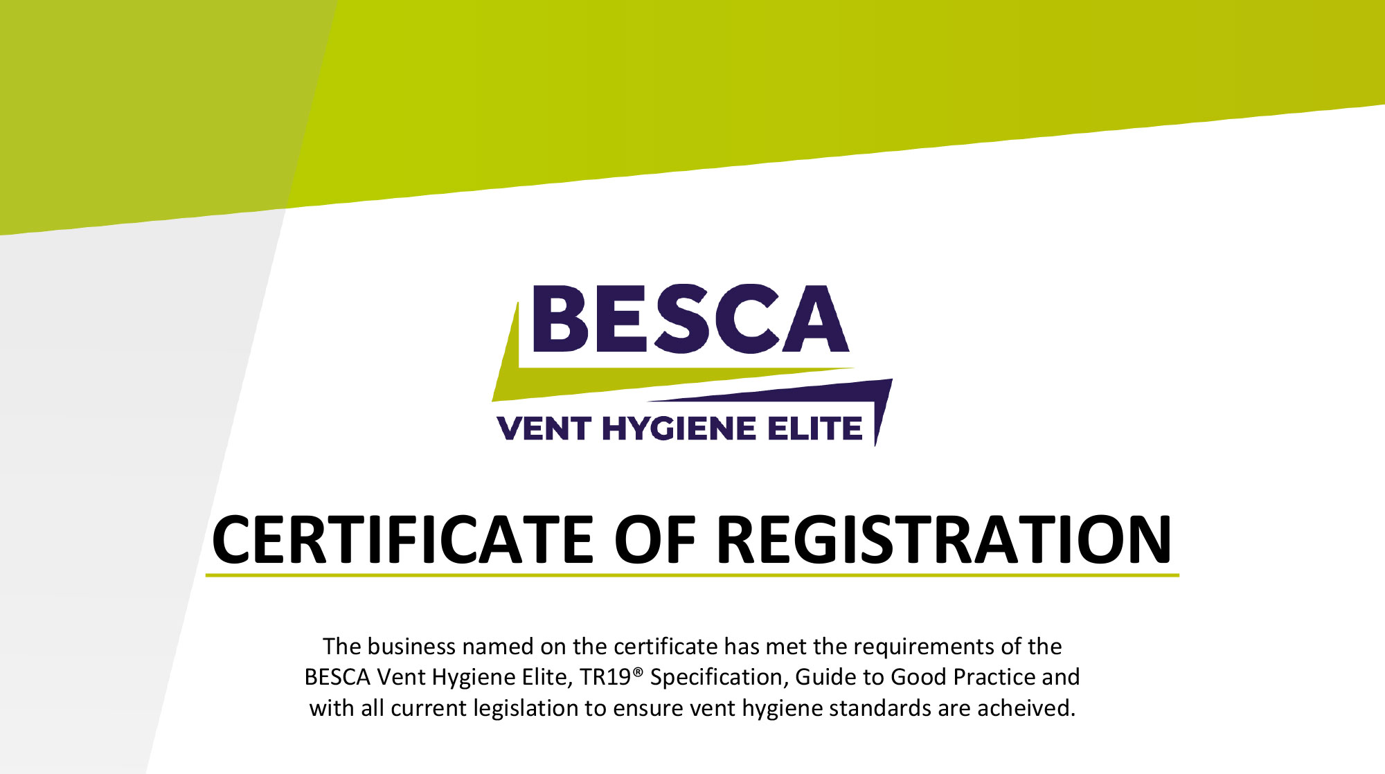 Ventilation Compliance - Swiftclean (UK) Limited